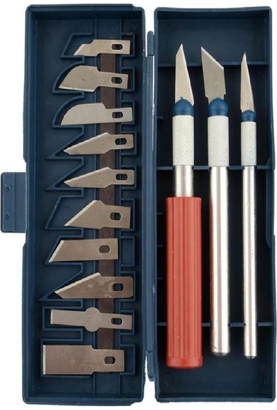 YYB Hobi Neşter Kretuar Seti ve Kutusu YYB Hobi Neşter Kretuar Seti ve Kutusu