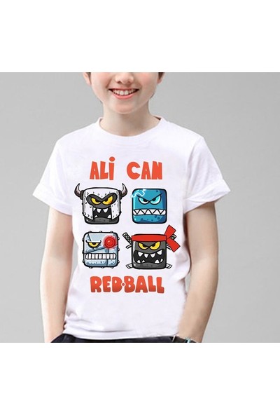 Hediyecenter Taketshirt Redball Çocuk T-Shirt Beyaz Unisex Hediyecenter Taketshirt Redball Çocuk T-Shirt Beyaz Unisex