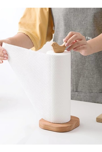 Livabord Kuş Başlıklı Ahşap Kağıt Havlu Standı LBHVL01 Livabord Kuş Başlıklı Ahşap Kağıt Havlu Standı LBHVL01