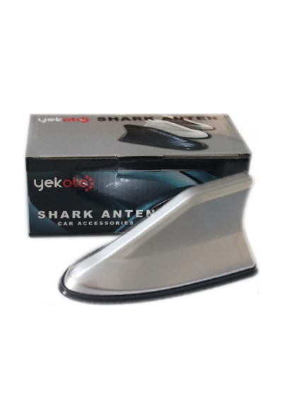 Yekoto Lancia Y Uyumlu Gümüş Gri Köpek Balığı Shark Anten Yekoto Lancia Y Uyumlu Gümüş Gri Köpek Balığı Shark Anten
