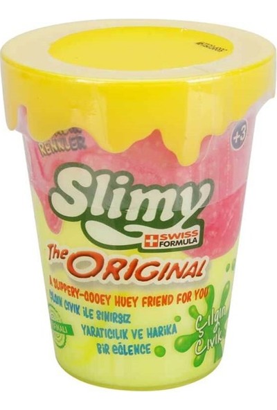 Slimy Metalik Renkler The Original 80 Gr. 60778 Sarı Slimy Metalik Renkler The Original 80 Gr. 60778 Sarı