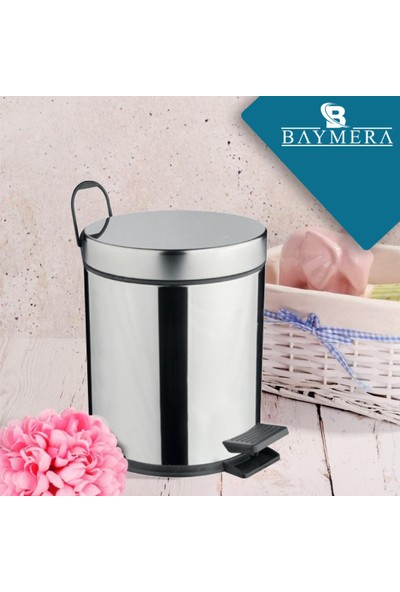 Baymera 5 lt Pedallı Çöp Kovası Baymera 5 lt Pedallı Çöp Kovası