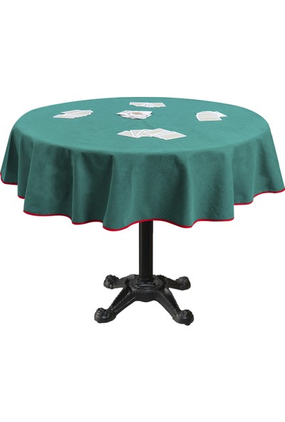 Homaks Oyun Masa Örtüsü 180CM Daire Çuha Kumaş Homaks Oyun Masa Örtüsü 180CM Daire Çuha Kumaş
