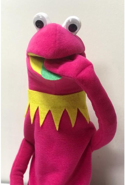 Pembe Kurbağa El Kuklası