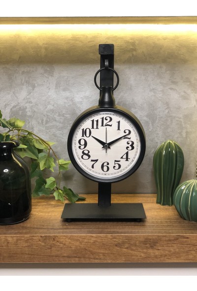 Emores Dekoratif Metal Masa Saati