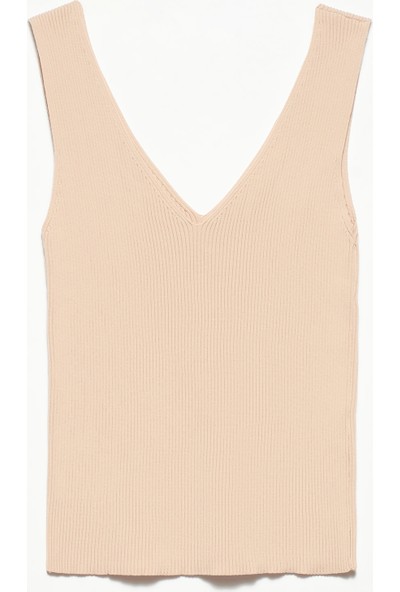 Dilvin 2604 Önü Arkası V Atlet-Bej Dilvin 2604 Önü Arkası V Atlet-Bej