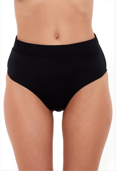 Ayyıldız Kadın Siyah Yüksek Bel Bikini Altı 63053