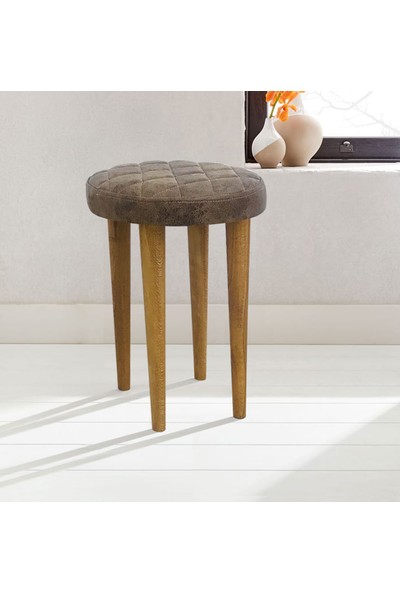 Berrado Dekoratif Puf Koltuk Tabure Brown Berrado Dekoratif Puf Koltuk Tabure Brown