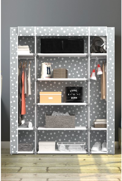 Berrado Desenli Plastik Borulu Hangar Bez Gardrop Berrado Desenli Plastik Borulu Hangar Bez Gardrop