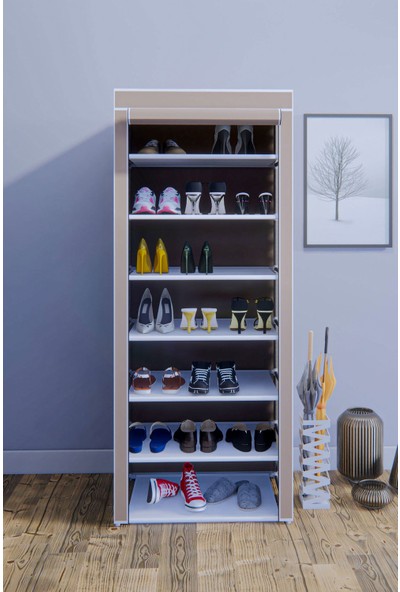 Berrado Metal Borulu Yüksek Bez Ayakkabılık Berrado Metal Borulu Yüksek Bez Ayakkabılık