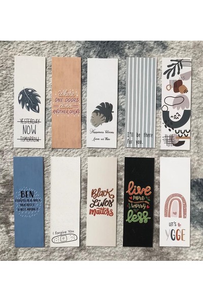 Paytak Moda PYTKAYR200 Yazılı Motto Desenli Kitap Ayraç Seti 10'lu Paytak Moda PYTKAYR200 Yazılı Motto Desenli Kitap Ayraç Seti 10'lu