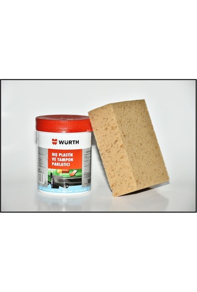 Würth Würth Dış Plastik Tampon Parlatıcı 1000 Ml. + Oto Yıkama Süngeri Çok Amaçlı Tampon Plastik Parlatıcı Mumu Würth Würth Dış Plastik Tampon Parlatıcı 1000 Ml. + Oto Yıkama Süngeri Çok Amaçlı Tampon Plastik Parlatıcı Mumu