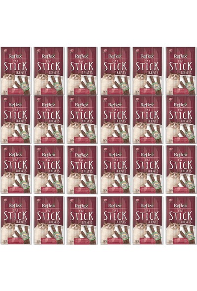 Reflex Tahılsız Kümes Hayvanı ve Ciğerli Stick Kedi Ödül Maması 3x5 gr x 24 Paket Reflex Tahılsız Kümes Hayvanı ve Ciğerli Stick Kedi Ödül Maması 3x5 gr x 24 Paket