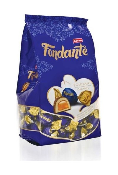 Elvan Fondante Sütlü Toffee 1 kg Elvan Fondante Sütlü Toffee 1 kg
