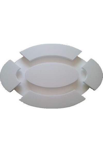 Pakpiyer Ledli Spotlu Tavan Tavan Göbeği -Oval 64 cm Pakpiyer Ledli Spotlu Tavan Tavan Göbeği -Oval 64 cm