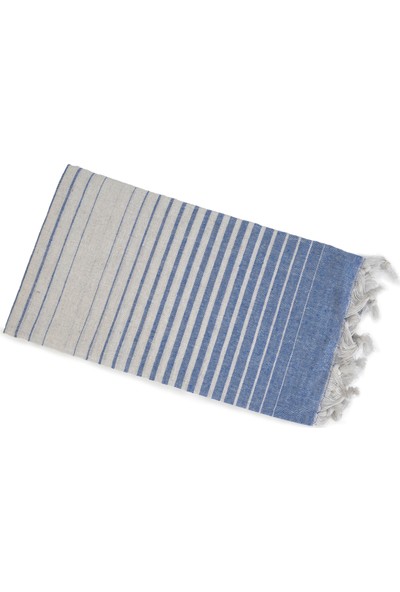 Made By Sade Mavi Pamuk Peştemal Made By Sade Mavi Pamuk Peştemal