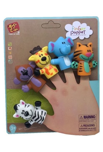 Ysn Toys Özel Seri 5,li Hayvan Parmak Kukla Seti Ysn Toys Özel Seri 5,li Hayvan Parmak Kukla Seti