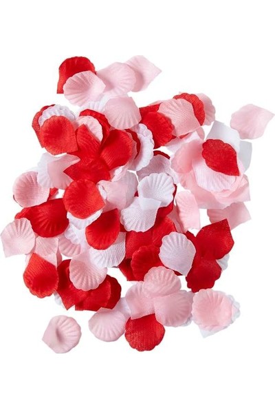 Parti Dünyası Kırmızı ve Pembe Gül Yaprağı 150 Adet