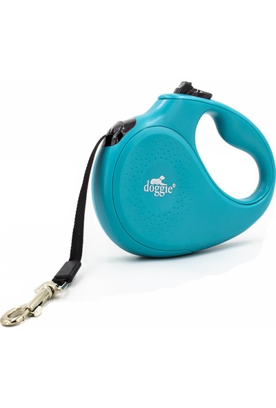 Doggie Makaralı Şerit Uzayan Köpek Gezdirme Tasması Mavi M 25 kg / 5 mt Doggie Makaralı Şerit Uzayan Köpek Gezdirme Tasması Mavi M 25 kg / 5 mt
