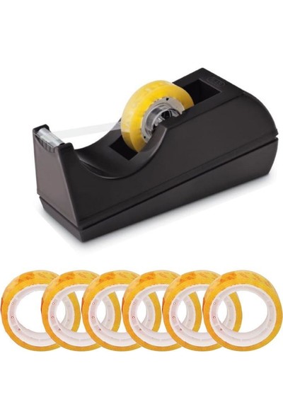 Mas 740 Force Bant Kesici 33 mt Siyah + Bant 6'lı