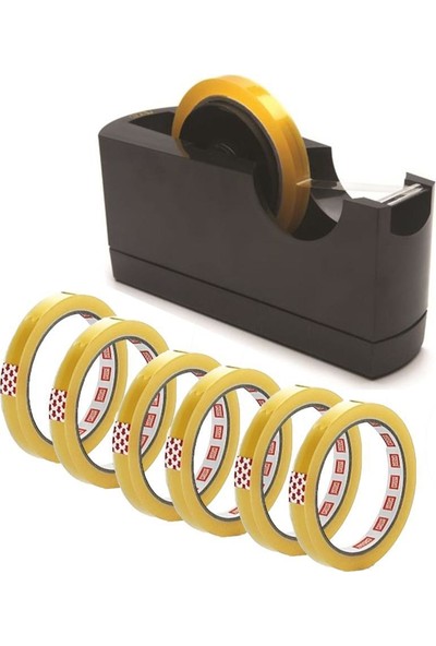 Mas 730 Flash Bant Kesici 66 mt Siyah + Bant 12 x 66 mt 6'lı Mas 730 Flash Bant Kesici 66 mt Siyah + Bant 12 x 66 mt 6'lı