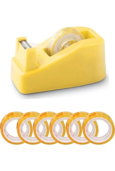 Mas 640 Fiesta Bant Kesici 20 mt + Bant 6'lı Sarı