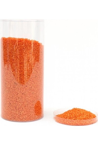 Joy And Toys 1 kg Turuncu Renkli Kum. 1. Kalite,tozsuz,renk Bırakmaz,teraryum