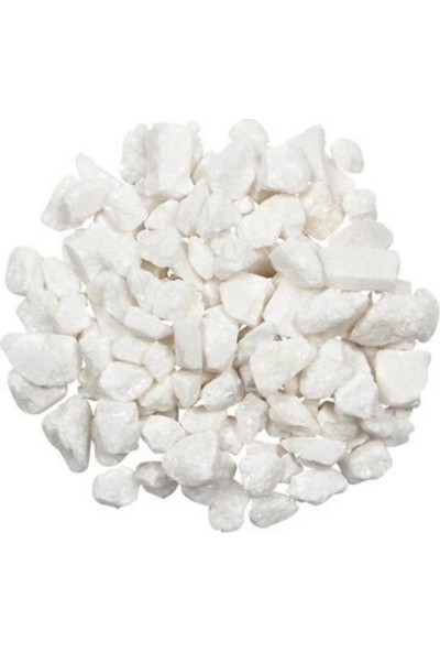 Joy And Toys 1 kg Dekoratif Beyaz Renk Çakıl Taşı Boya Atmaz/tozsuz Teraryum