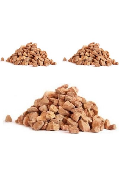 Joy And Toys 3 kg Dekoratif Kahverengi Renk Çakıl Taşı Tozsuz Teraryum Taşı