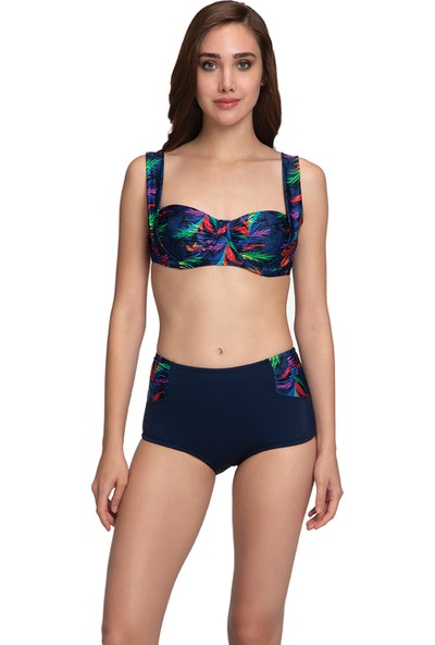 Dagi Lacivert Balenli Bikini Takımı Dagi Lacivert Balenli Bikini Takımı
