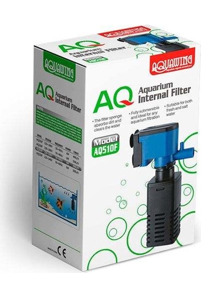 Aquawing AQ510F Aquawıng Akvaryum Iç Filtre 4W 400L/H Aquawing AQ510F Aquawıng Akvaryum Iç Filtre 4W 400L/H