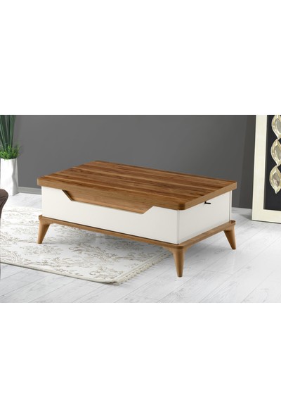 Mobilya Sarayı Akıllı 3 Kademeli Sihirli Orta Sehpa Masaya Dönüşen Sehpa