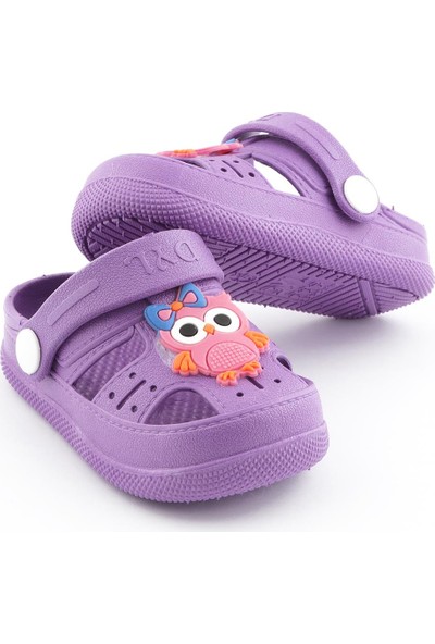 Daye Günlük Kaydırmaz Tabanlı Hayvan Figürlü Çocuk Sandalet Terlik