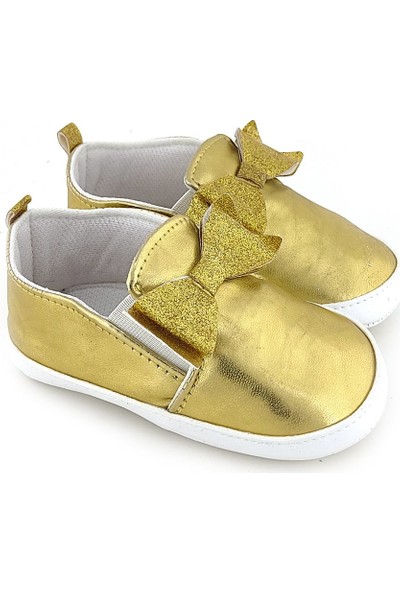 Funny Baby Simili Fiyonklu Ilk Adım Ayakkabısı