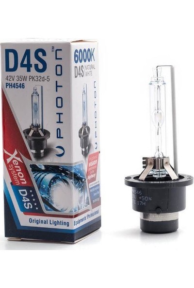 Photon Ampul D4S 6000K + %50 Daha Fazla Isık Photon Ampul D4S 6000K + %50 Daha Fazla Isık