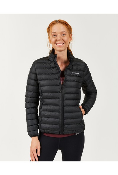 Skechers Outerwear W Lightweight Jacket Kadın Siyah Mont - S202720-001 Skechers Outerwear W Lightweight Jacket Kadın Siyah Mont - S202720-001