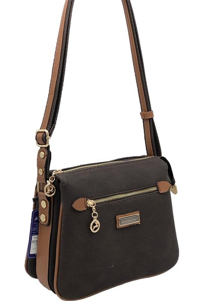 Michael Polo Beş Bölmeli Çapraz Askılı Astarlı El ve Omuz Çantası Michael Polo Beş Bölmeli Çapraz Askılı Astarlı El ve Omuz Çantası