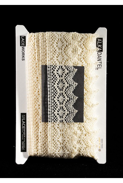 Alka Dantel 750 Pamuk Krem Kopanaki 10 mt Alka Dantel 750 Pamuk Krem Kopanaki 10 mt