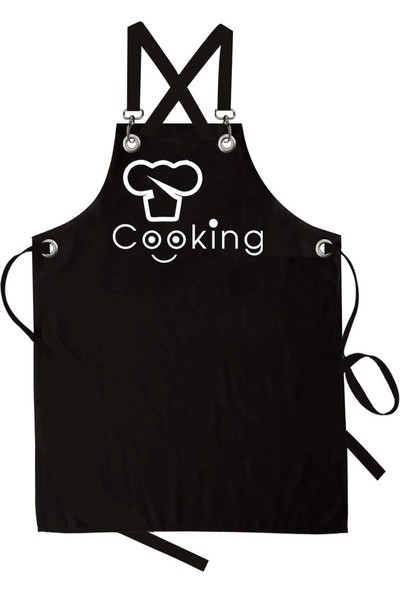 Mucito ST-1049 Master Cooking Siyah Mutfak Önlüğü Mucito ST-1049 Master Cooking Siyah Mutfak Önlüğü