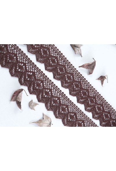 Alka Dantel 750 Pamuk Kahve Kopanaki 10 mt