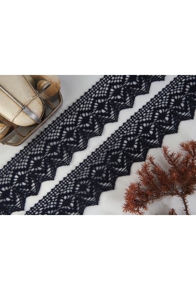 Alka Dantel 750 Pamuk Siyah Kopanaki 10 mt Alka Dantel 750 Pamuk Siyah Kopanaki 10 mt