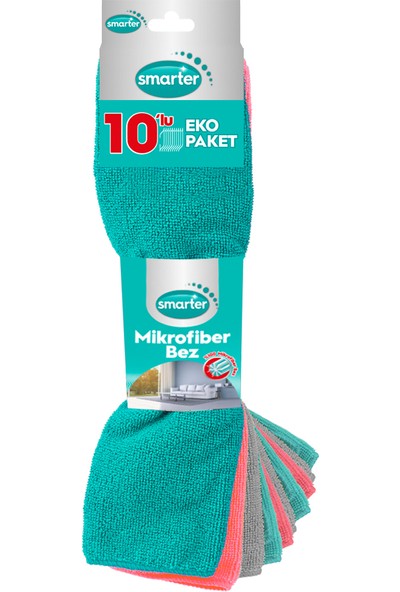 Smarter Mikrofiber Temizlik Bezi 10 Lu