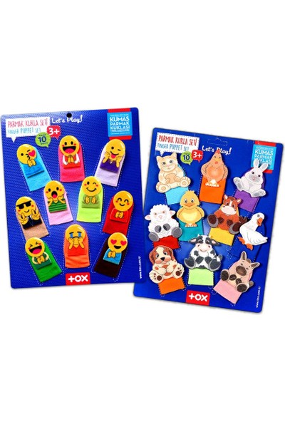 2 Set - 20 Parça Tox Emojiler ve Evcil Hayvanlar Parmak Kukla 106/77-2 2 Set - 20 Parça Tox Emojiler ve Evcil Hayvanlar Parmak Kukla 106/77-2