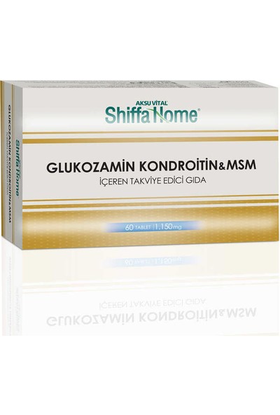 Shiffa Home Bitkisel Glucosamine Chondroitin & Msm Tablet Shiffa Home Bitkisel Glucosamine Chondroitin & Msm Tablet