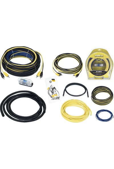 For-X Profesyonel Oto Anfi Kablo Seti Xy-8kıt 8ga %100 Bakır For-X Profesyonel Oto Anfi Kablo Seti Xy-8kıt 8ga %100 Bakır