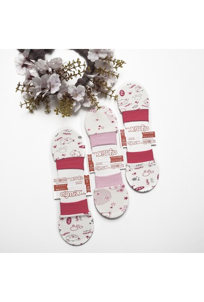 Aymix Baby Sevimli Hayvancıklı 3'lü Penye Eldiven
