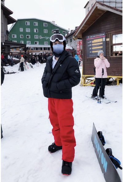 Berfuğ Kıran Içi Şardonlu Kargo Cepli Kayak Pantolonu