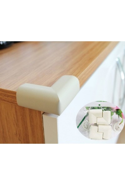 Huramarketing Kauçuk Masa Sehpa Tv Ünite Kenar Köşe Koruyucu (4lü Set)