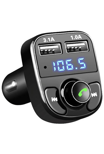 Bydiz Car X8 Araç Transmitter 3.1A Bluetooth Araç Kiti Bydiz Car X8 Araç Transmitter 3.1A Bluetooth Araç Kiti