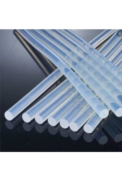 Kezban Tekstil Ince Silikon Çubuk Sıcak Silikon Tabanca Mumu Seffaf Silikon Mumu 10'lu Kezban Tekstil Ince Silikon Çubuk Sıcak Silikon Tabanca Mumu Seffaf Silikon Mumu 10'lu